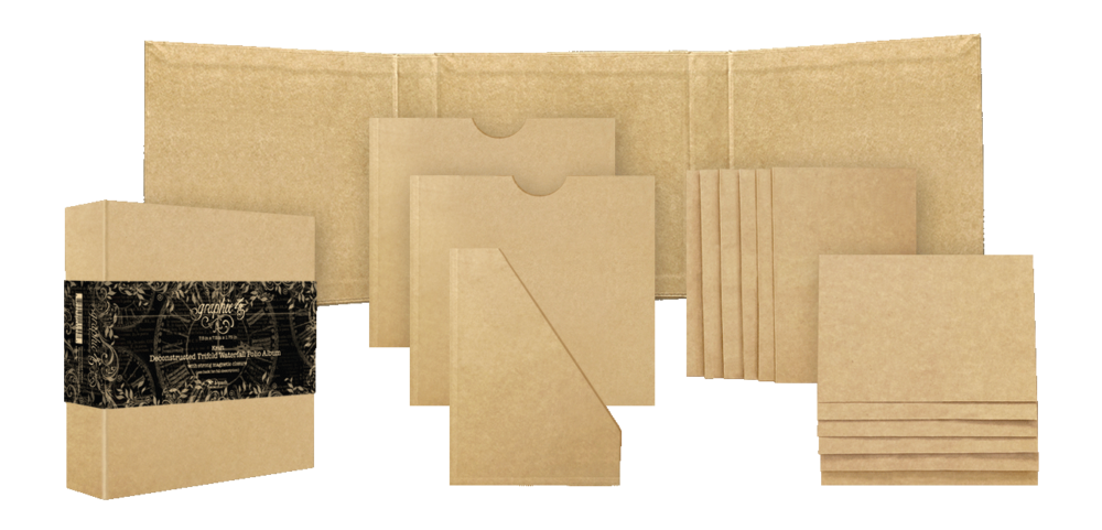 Deconstructed Trifold Waterfall Folio Album – The Crafted Butterfly