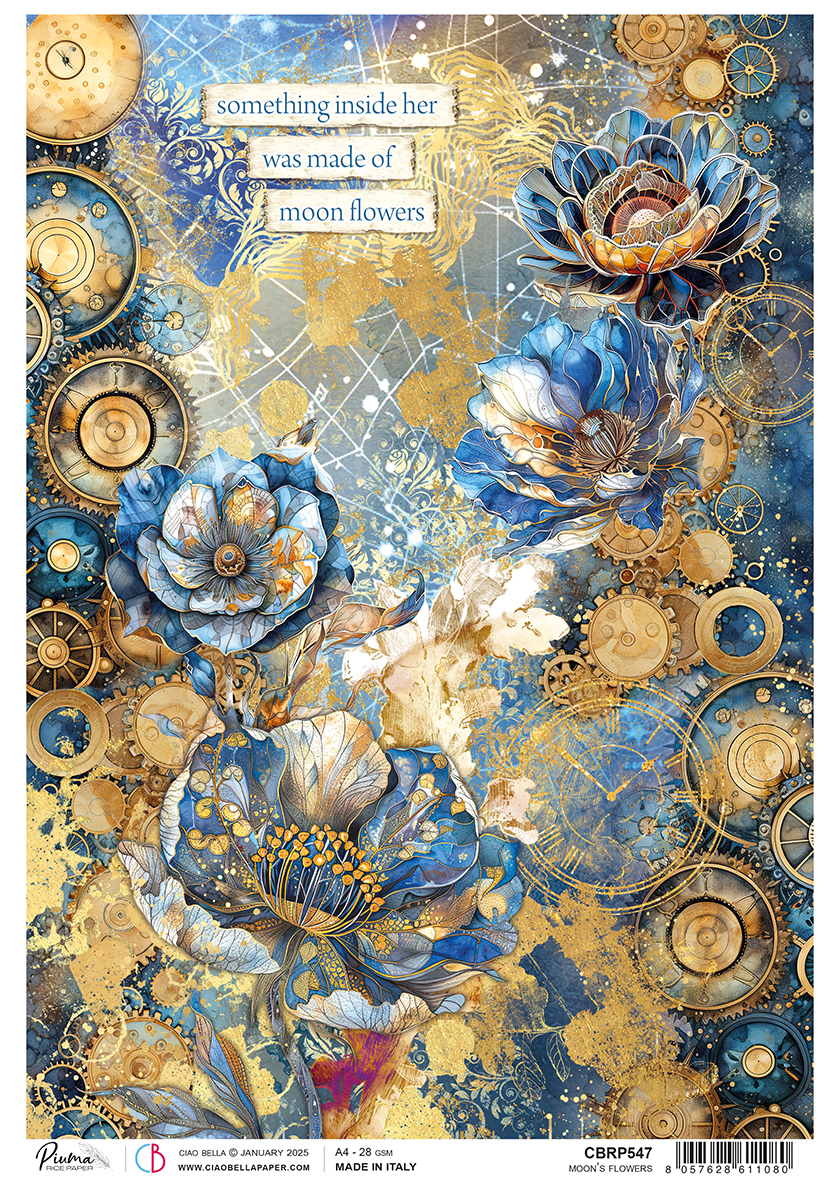 Celestial Moon's Flower Rice Paper – The Crafted Butterfly